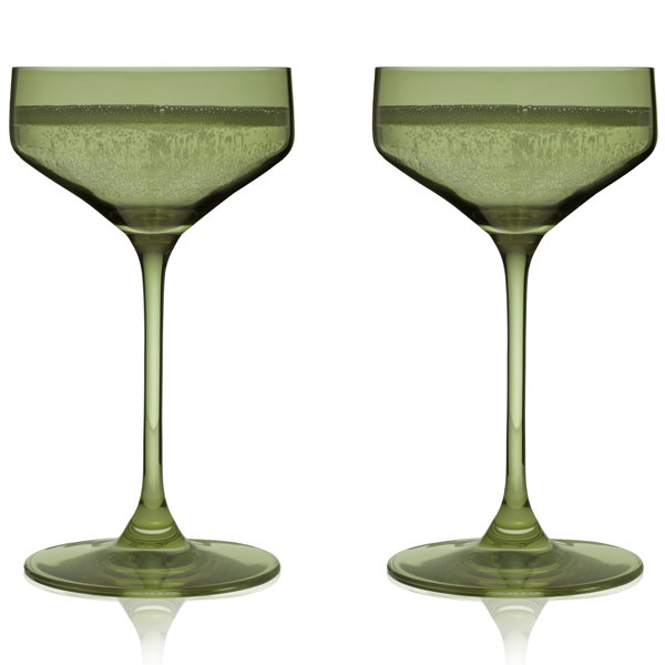 Viski Reserve Nouveau Crystal Coupe Glasses Wayfair